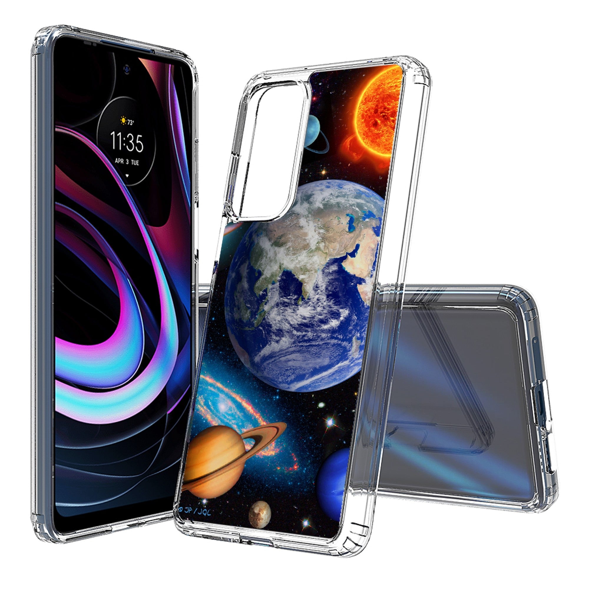 AquaFlex Hybrid Slim Designed For Moto Edge 5G 2021 Case Transparent ...