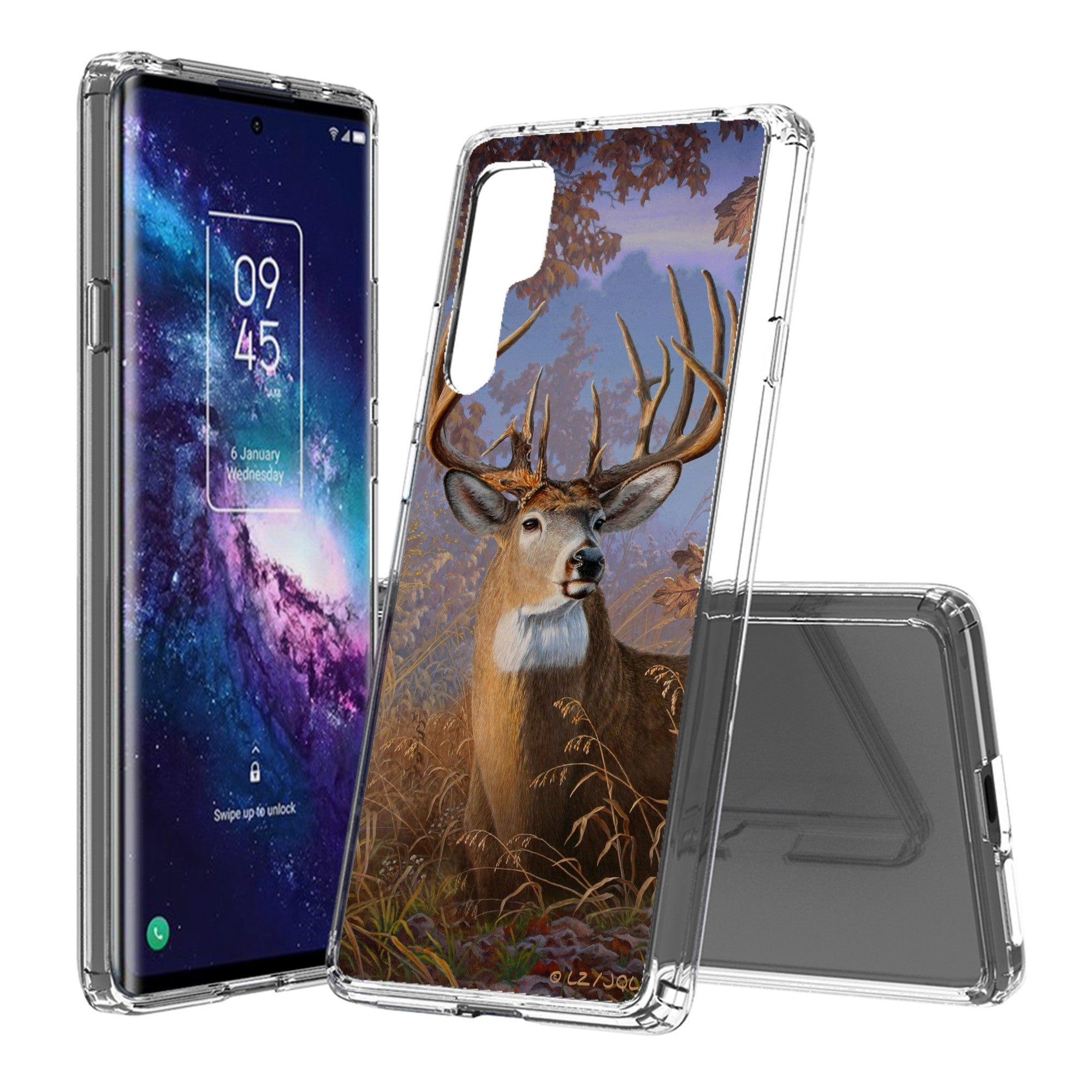 AquaFlex Hybrid Slim Designed For TCL 20 Pro 5G Case Transparent Clear ...