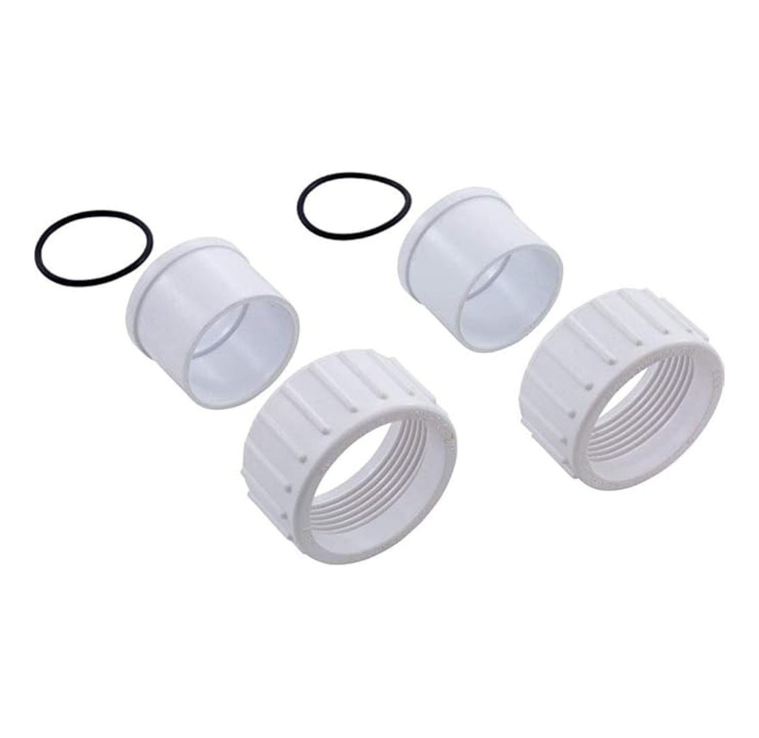 AquaFlo Pump Union 52271000 - 1.5" FBT x Slip Compression Fitting (Set of 2) for Flo-Master ...