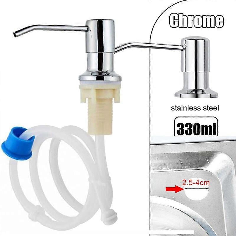 AquaForge Detergent Pump for Sink Built-in Design 300ML Liquid Soap ...