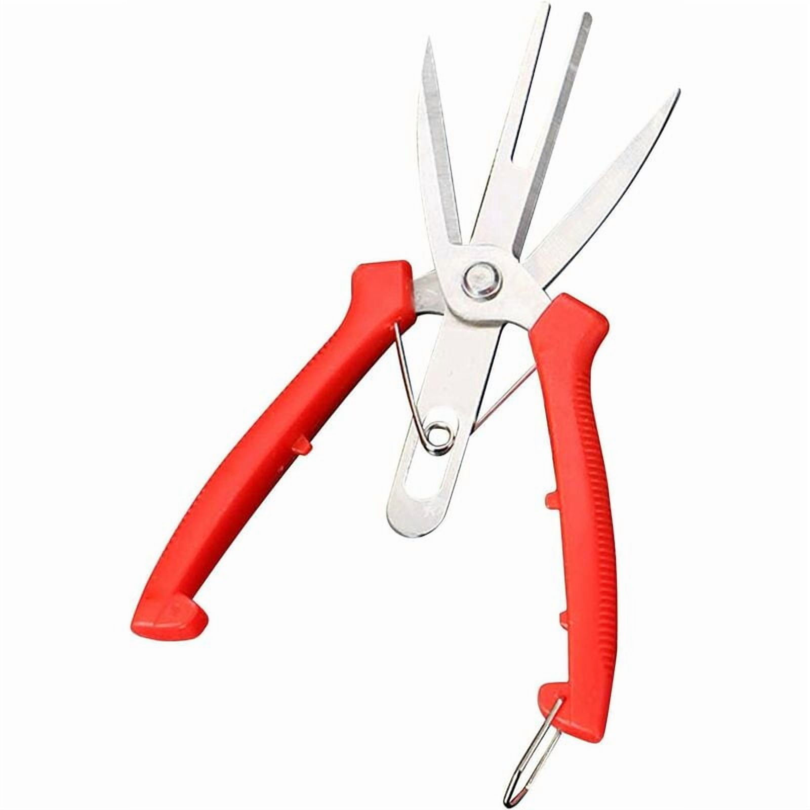 AquaForge Double Ports Fruit Thinning Scissors, Garden Scissors for ...