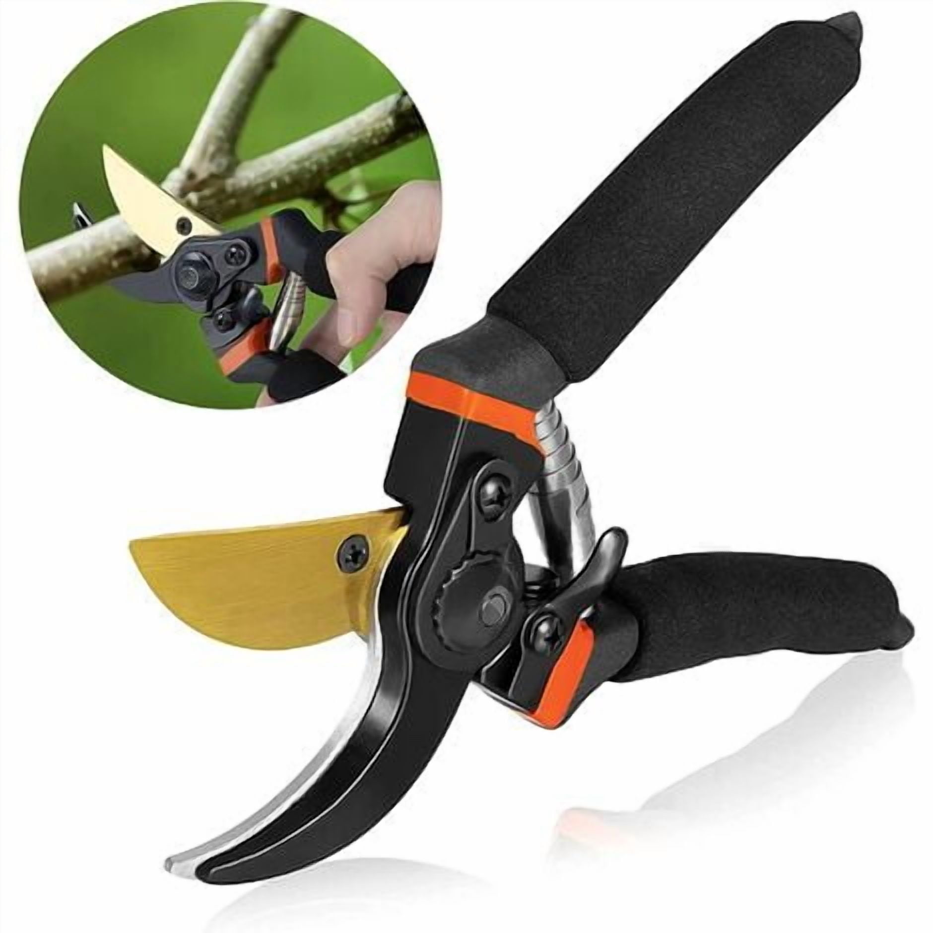 AquaForge Garden Shears, Leaf Shears, Shears for Twigs and Woody ...