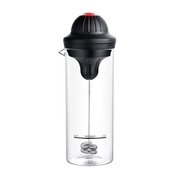 AquaForge Milk frother electric milk frother with double whisk ...