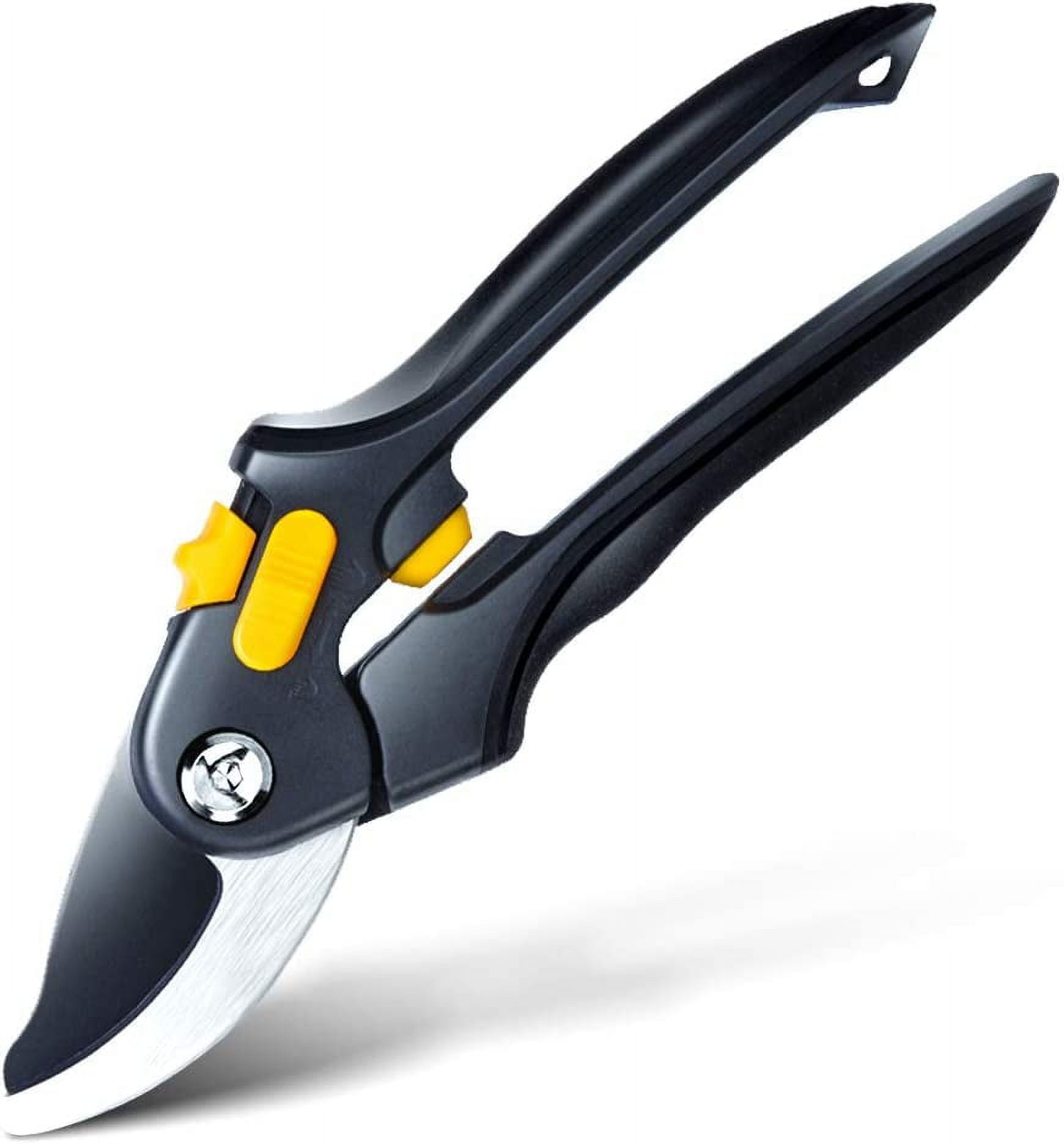 AquaForge Premium Titanium Garden Shears Japanese Steel and Teflon ...