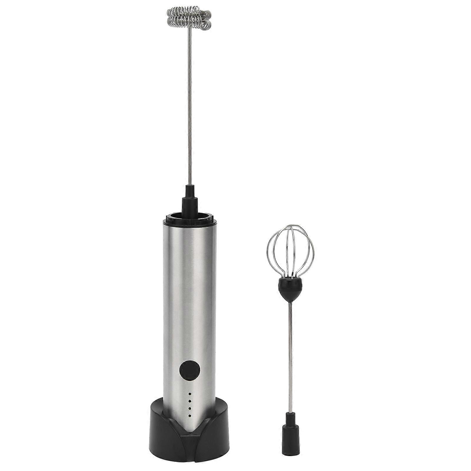 AquaForge Stainless steel electric milk frother, handheld egg beater ...