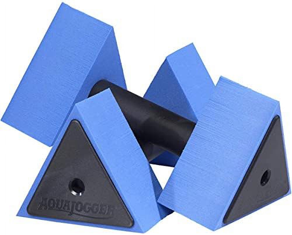 AquaJogger Delta-Bells Medium Resistance Dumbbells - Blue - Walmart.com