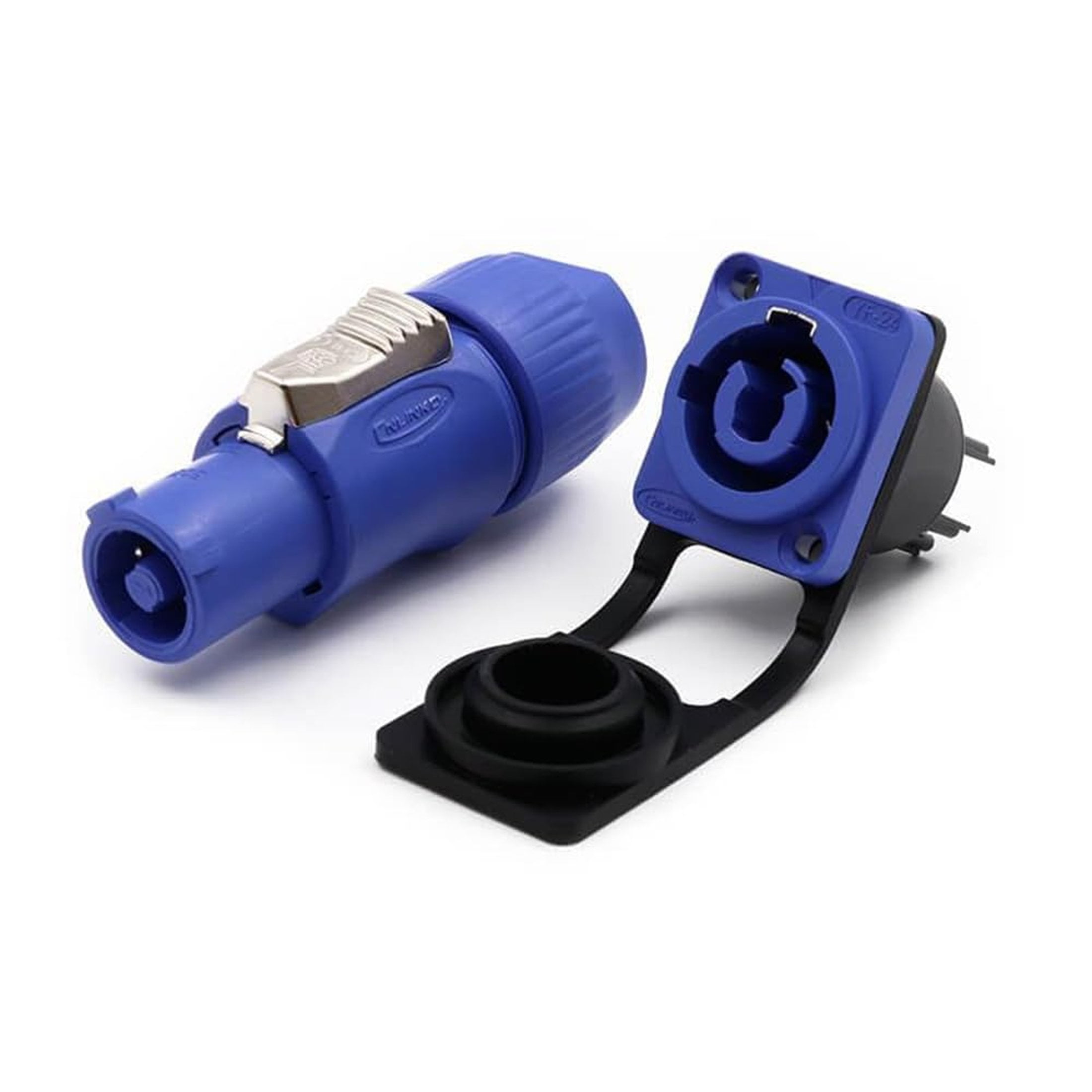 AquaLock 20A Powercon Speakon Waterproof Connector Panel Adapter - Walmart.com