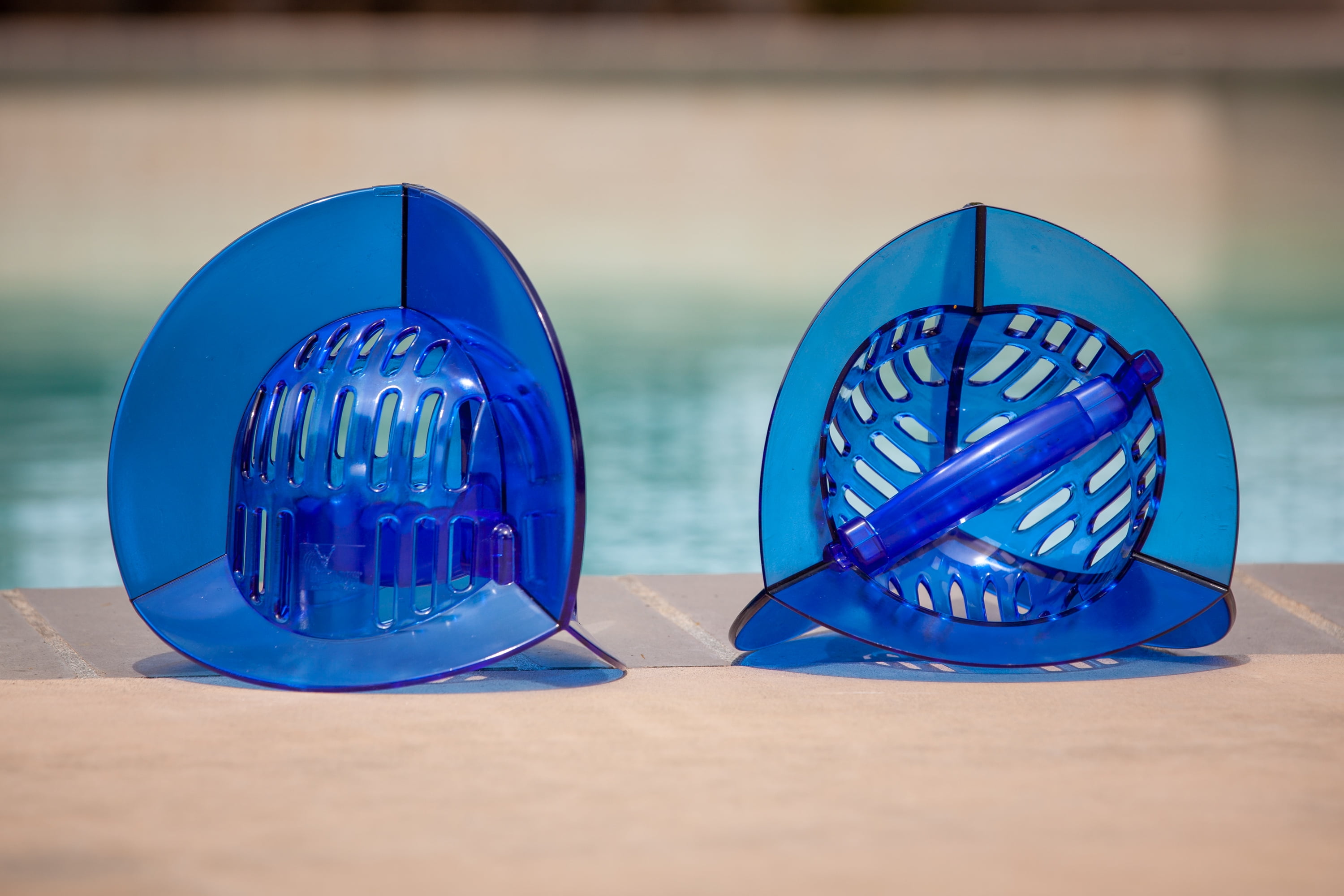 AquaLogix Blue High Resistance Aquatic Bells, Water Dumbbells for Pool ...