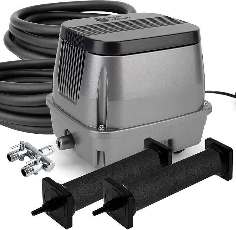 AquaMiracle All-in-1 Koi Pond Aeration Kit Pond Air Pump with Self ...