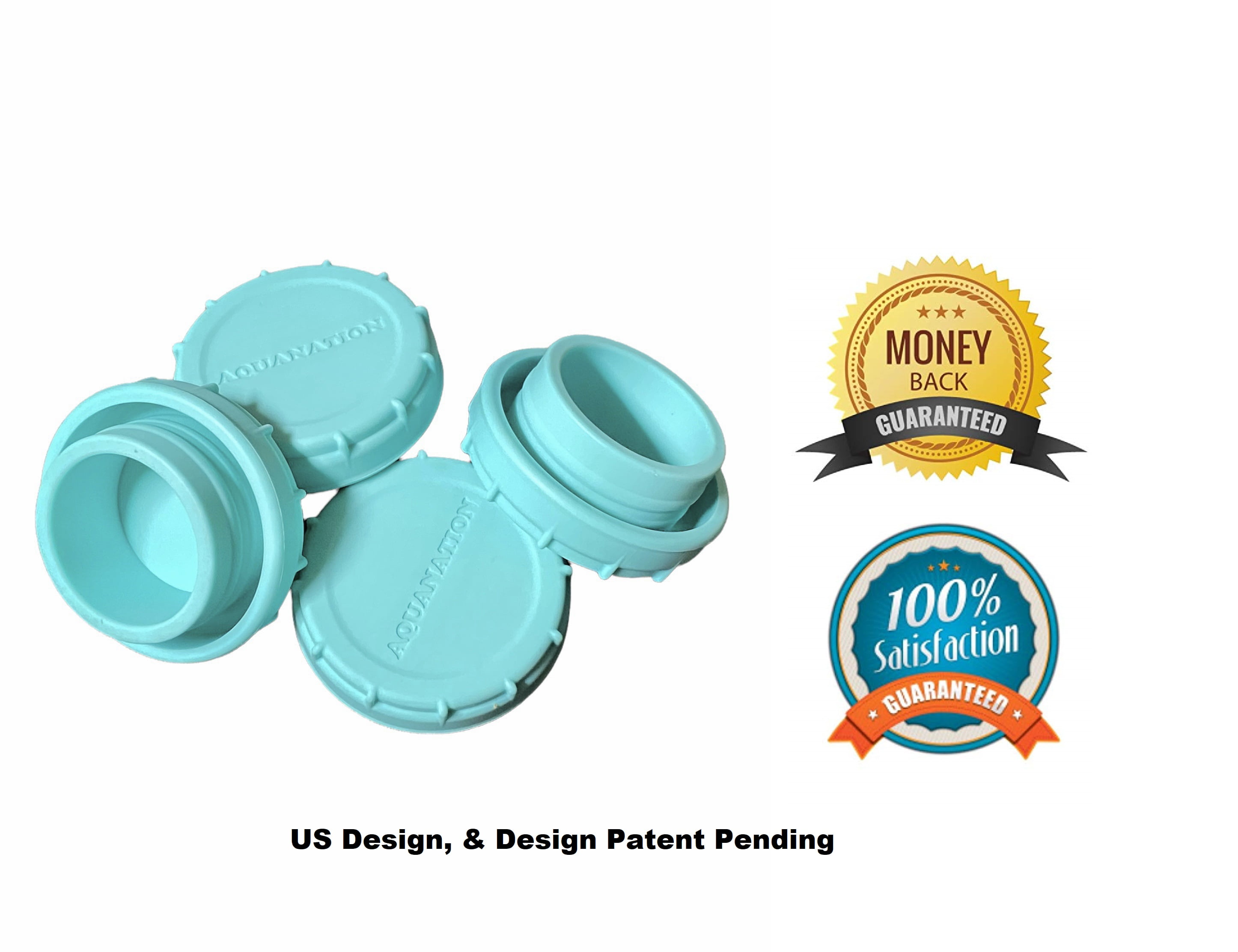 AquaNation BPA Free Silicone Cap - 55mm Snap On for 3 & 5 Gallon ...