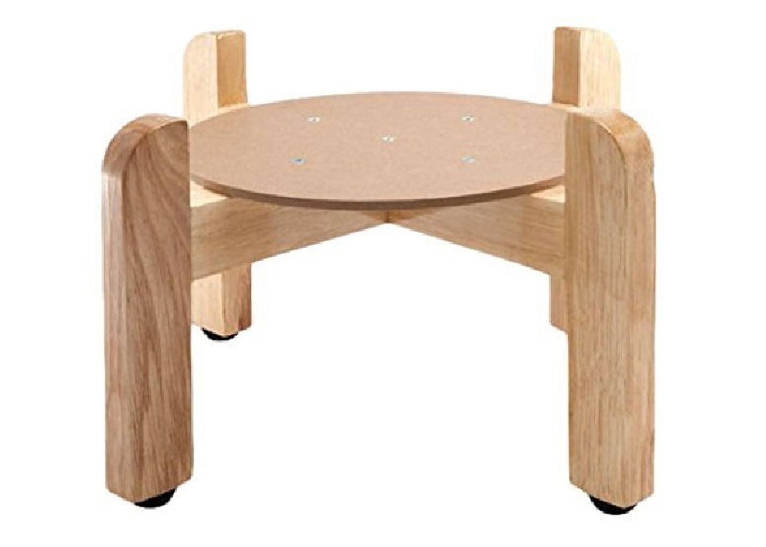 AquaNation Counter Wood Stand 7.5", Drinking Water Crock Stand Natural ...