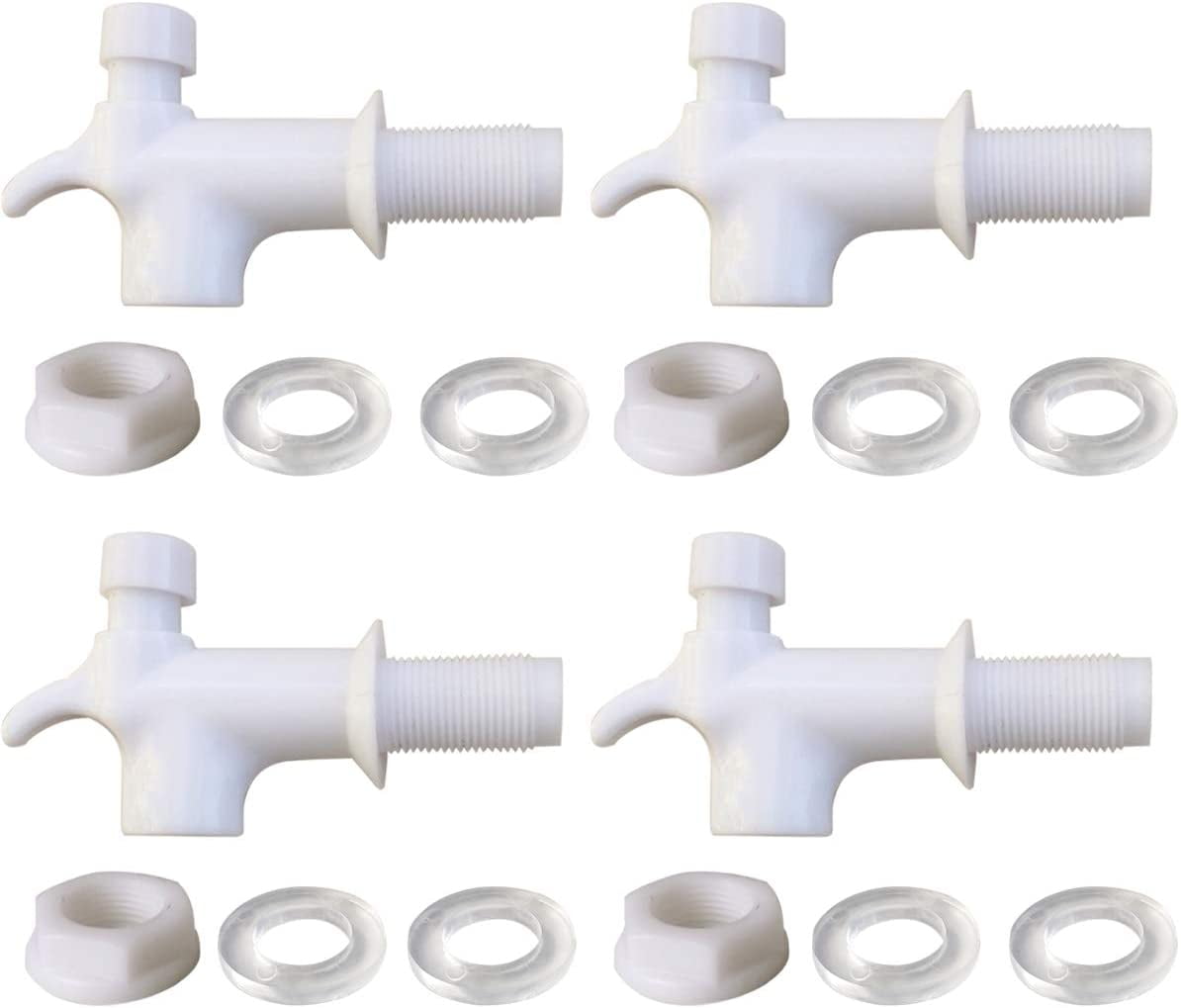 AquaNation Replacement Cooler Faucet Push Button Reid Faucet Spigot - 4 ...