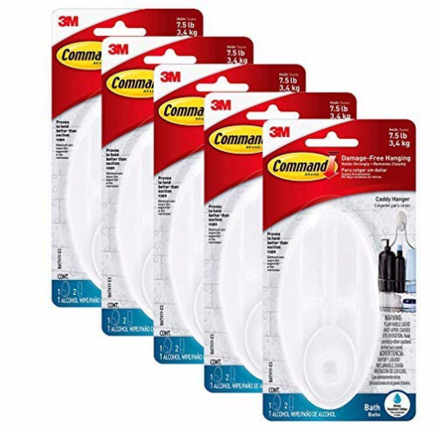 AquaOrganize Shower Caddy Hanger - Space-Saving Bathroom Storage ...