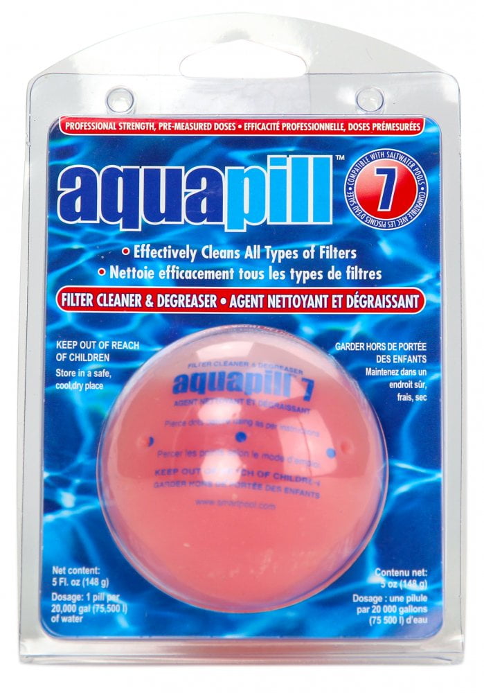 AquaPill 7 Swimming Pool Filter Cartridge Cleaner and Degreaser 2-Pack ...