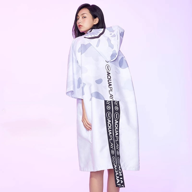 AquaPlay Beach Poncho Quick Drying Surf Poncho Beach Blanket Swim Towel ...