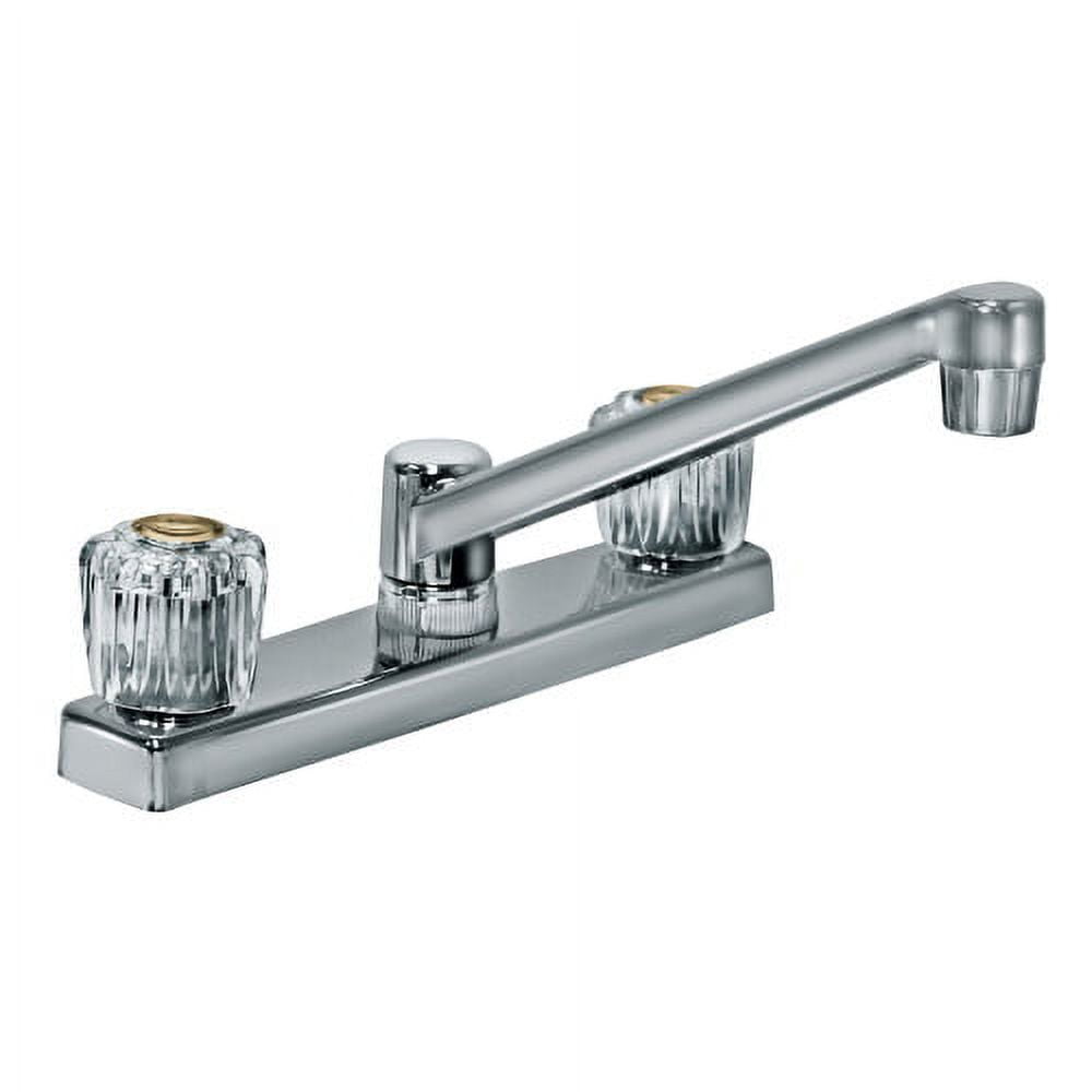 AquaPlumb 1551010 Two Handle Plastic Kitchen Faucet - Walmart.com