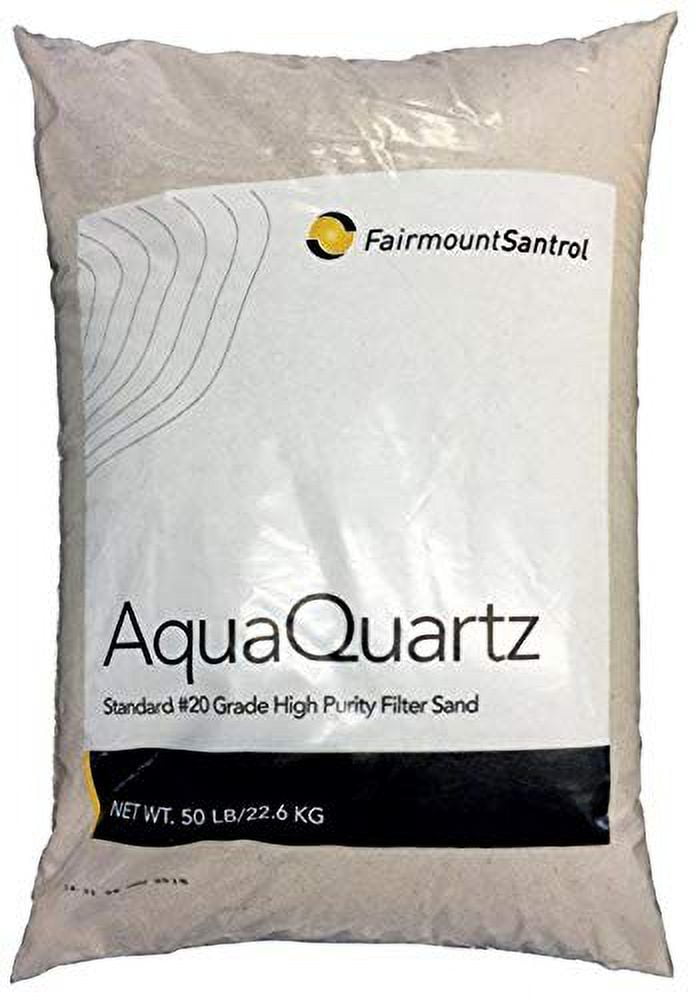 Pool Filter Sand 50 lbs - AquaQuartz #20 Grade - Natural Pool Filter ...