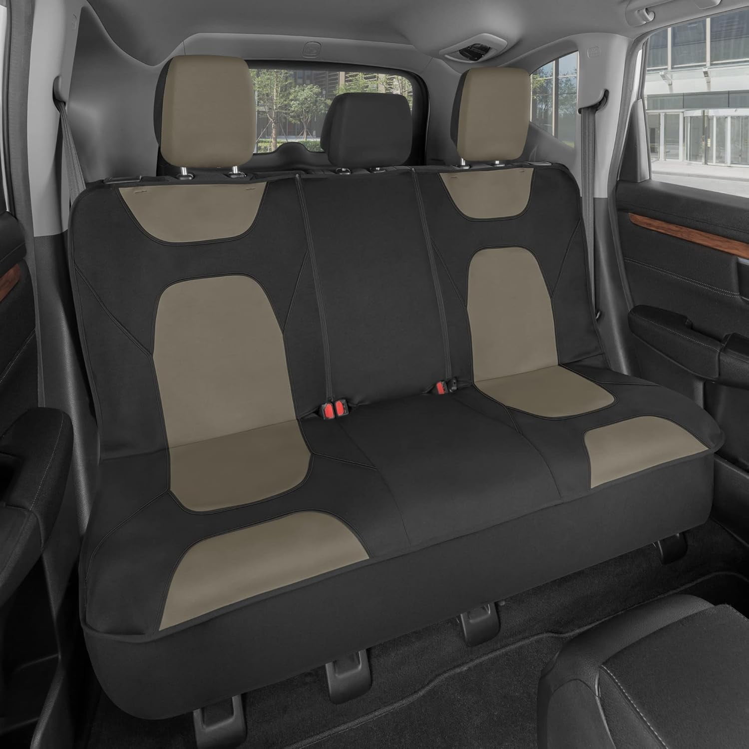AquaShield Waterproof Front Seat Covers, Black Seat Covers for Cars ...