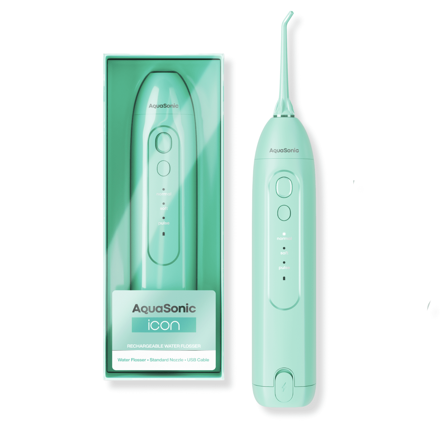 AquaSonic Icon Electric Water Flosser - Cordless Rechargeable ...