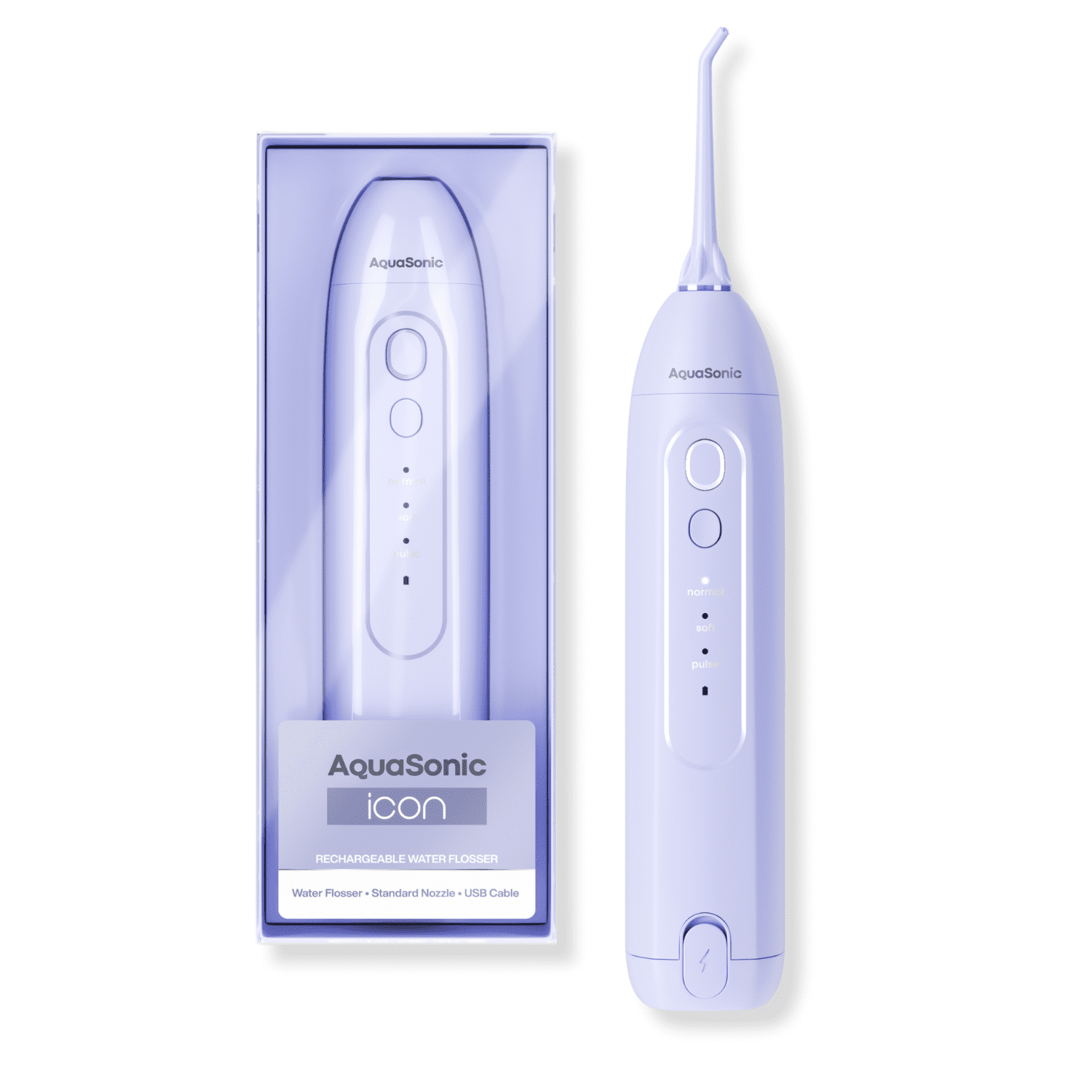 AquaSonic Icon Electric Water Flosser - Cordless Rechargeable ...