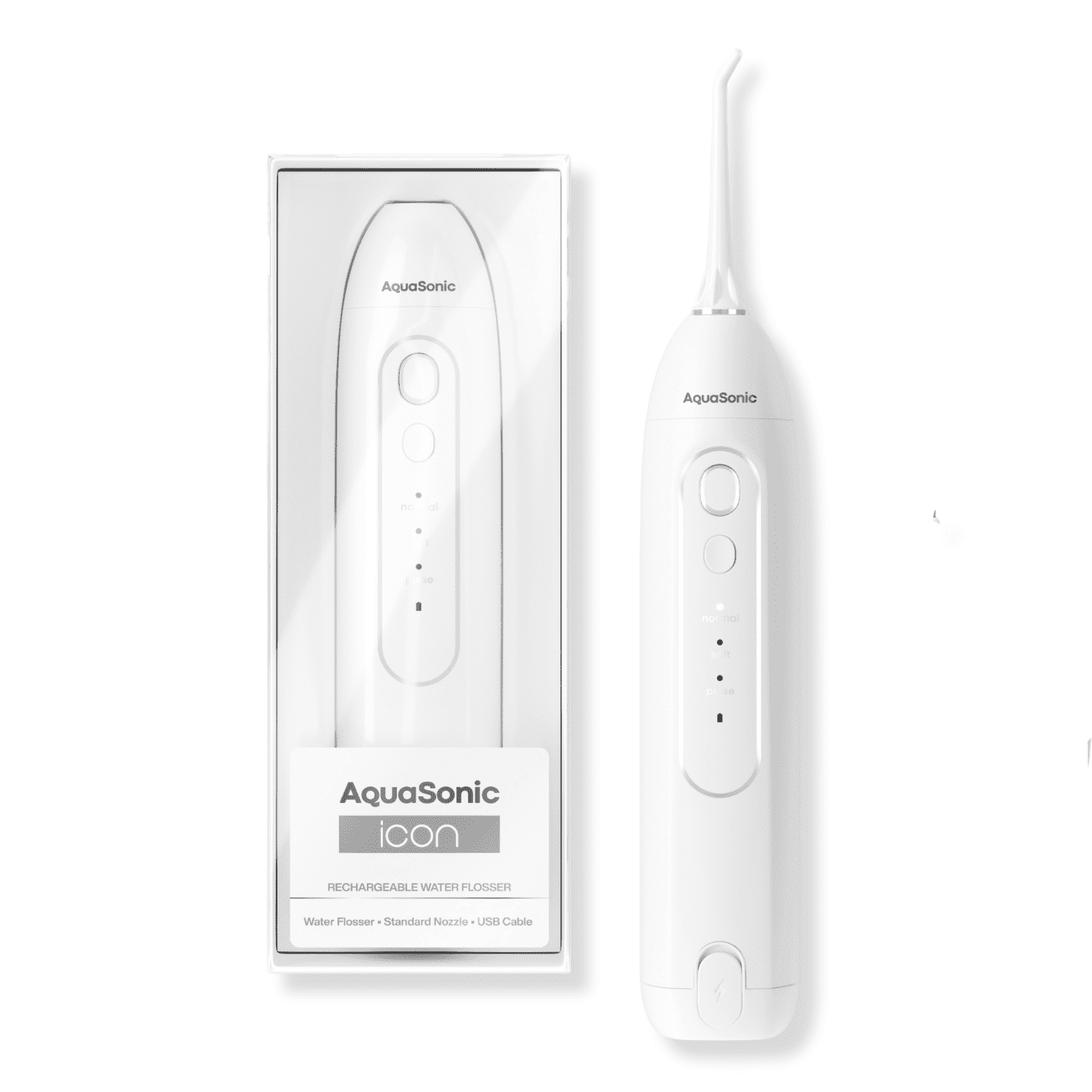 AquaSonic Icon Electric Water Flosser - Cordless Rechargeable ...