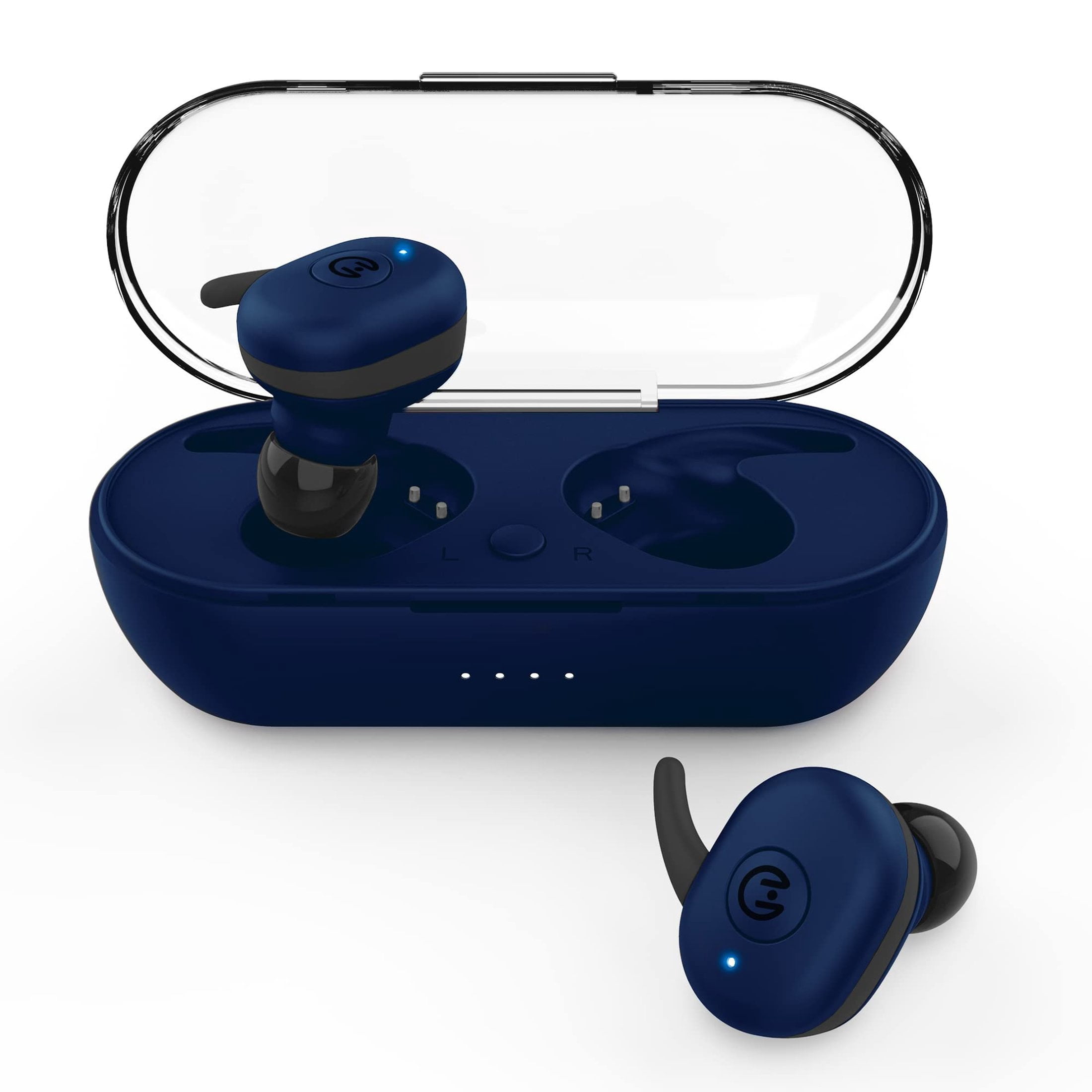 AquaSound True Wireless Earbuds with Touch Control and Charging Case ...