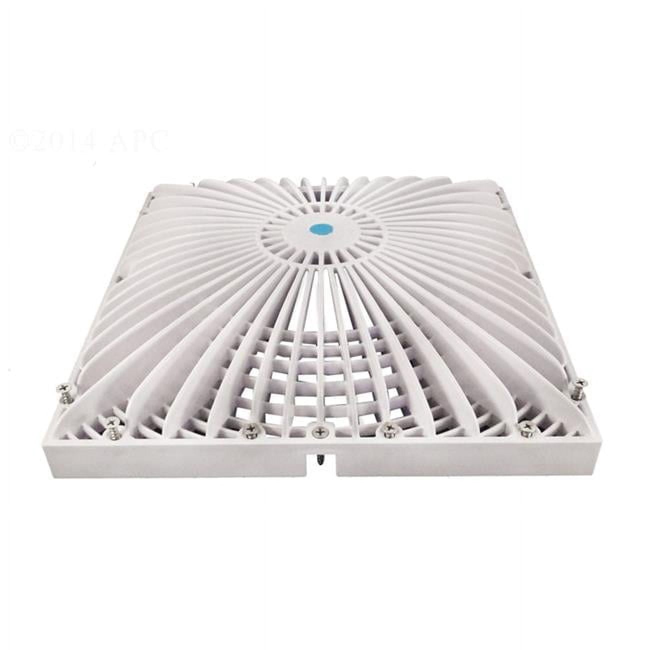 Aqua Products SUC COVER 12IN SQ W/SCREWS WHT R12MF101 - Walmart.com