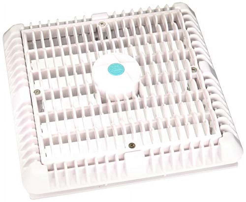 AquaStar WAV9WR101 9X9 White SQ Wave Suction Outlet Cover and Ring ...