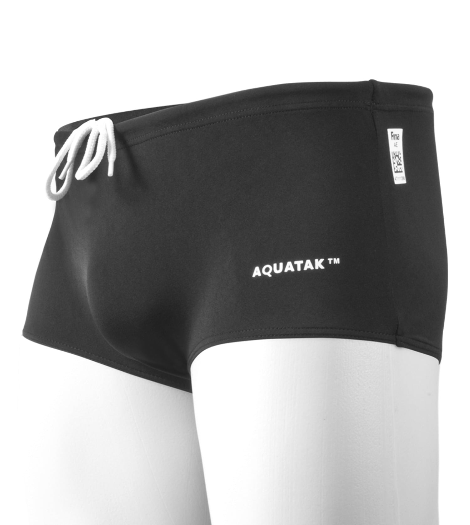 AquaTak Men's FINA Racing Swimming Trunks - BLACK - Walmart.com