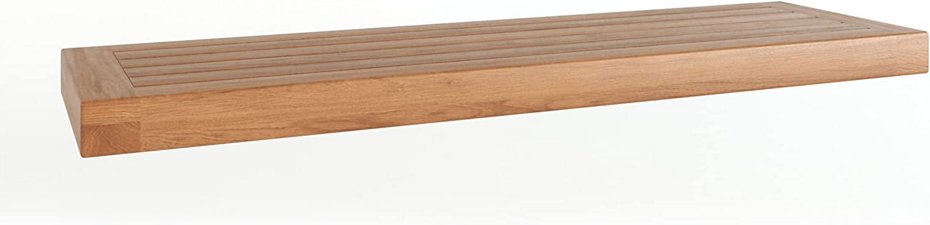 AquaTeak 30" Moa Teak Floating Wall Shelf - Walmart.com