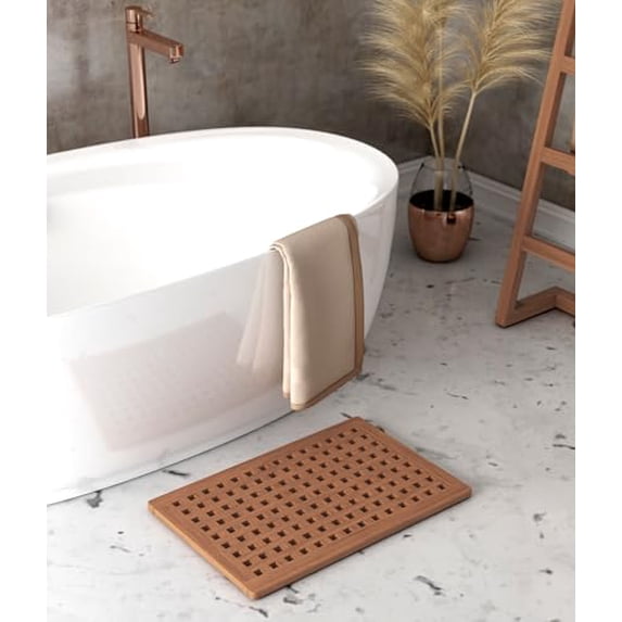 AquaTeak The Original Luxury Yacht Deck Inspired Teak Bath and Shower ...