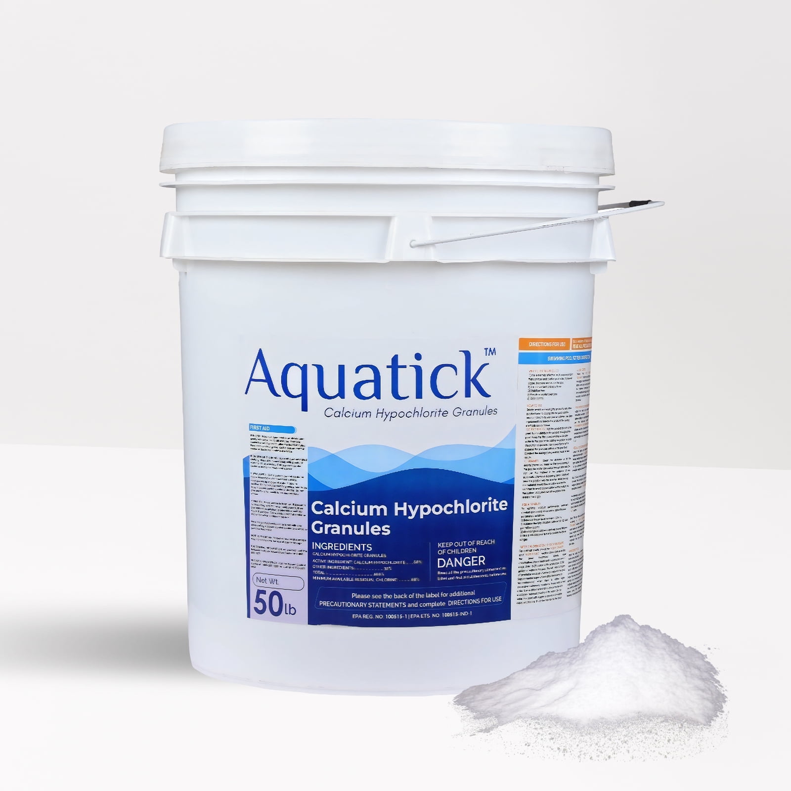 AquaTick 68% Cal-Hypo Granular Sanitizer for Crystal Clear Water ...
