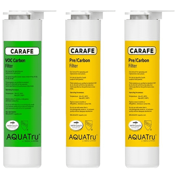 Free Shipping! AquaTru Carafe Replacement Filters for AT100 Countertop ...