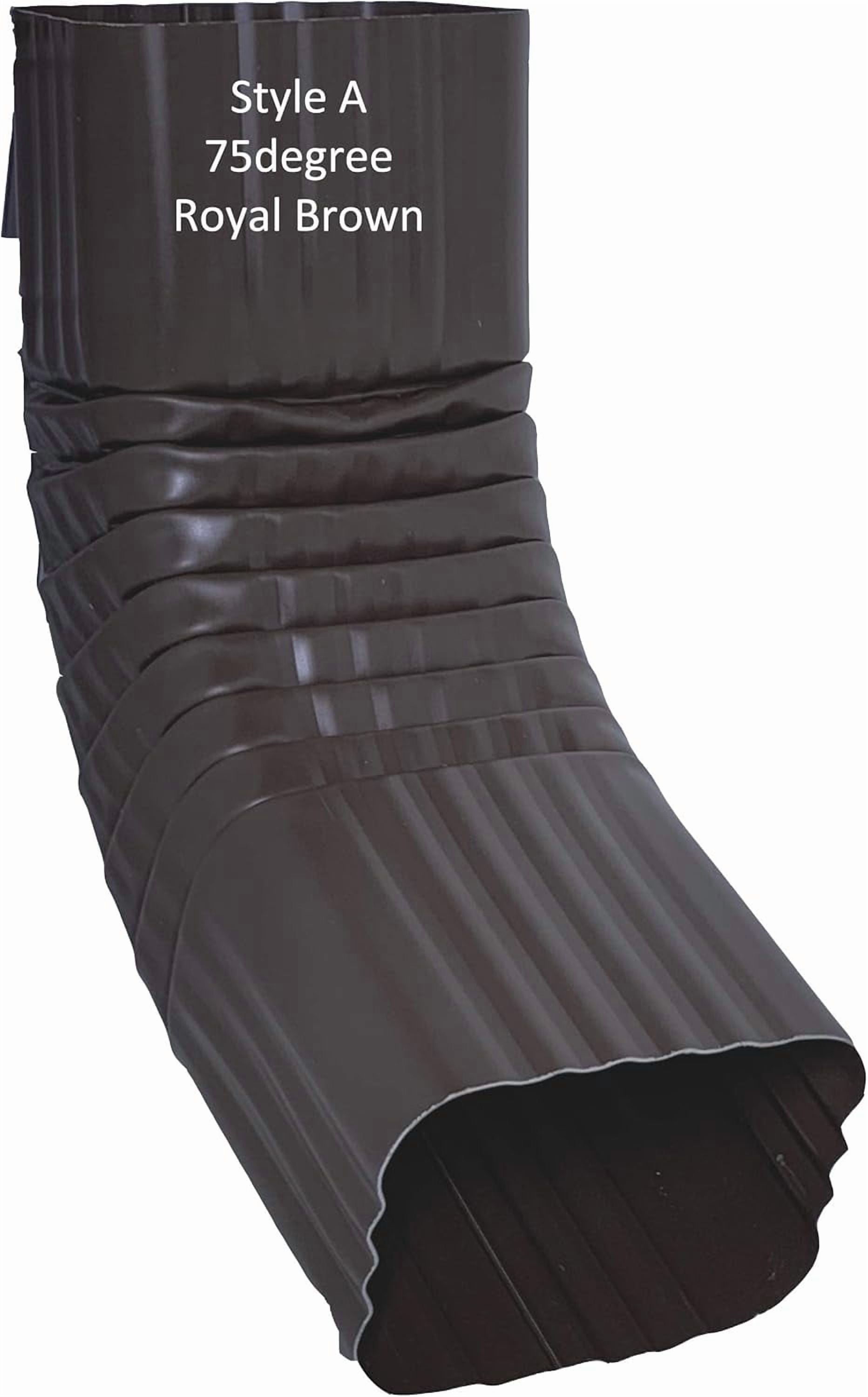 Aquabarrel 3x4, 90 degree, Style B, Aluminum Downspout Gutter Elbow ...