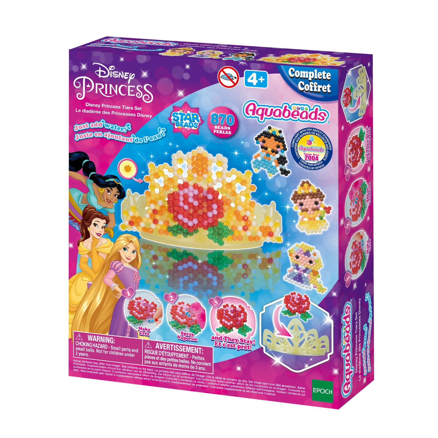 Aquabeads Disney Princess Tiara Set, Kids Crafts, Beads, Arts and ...