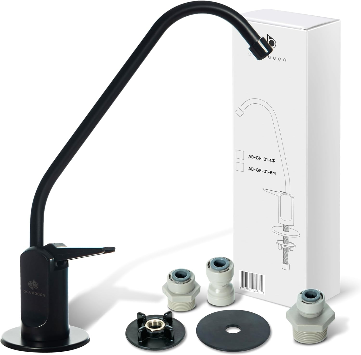 Aquaboon Black Reverse Osmosis Faucet - Non-Air Gap RO Faucet ...