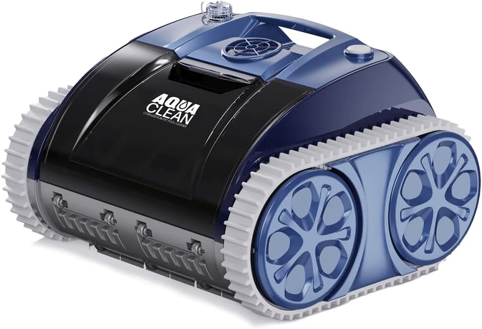 Aquaclean AC1000 PRO Cordless Robotic Pool Cleaner, Up to 1500 sq. ft ...