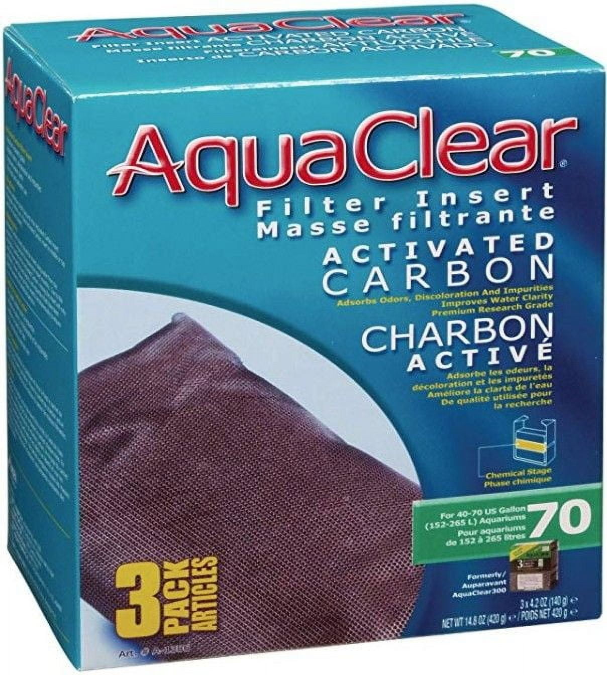 Aquaclear Activated Carbon Filter Inserts [Aquarium, Filter & Bio Bags ...