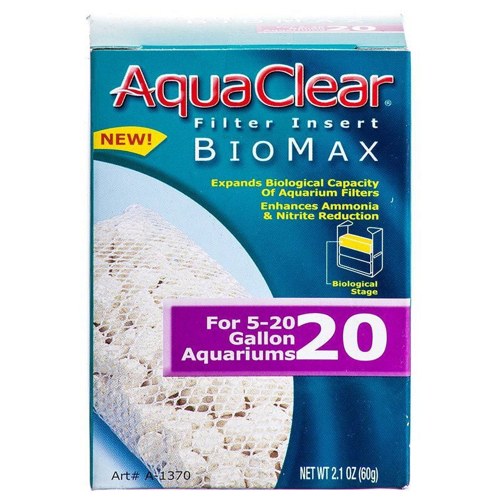 Aquaclear Bio Max Filter Insert [Aquarium, Filter Bio-Media] Bio Max 20 ...
