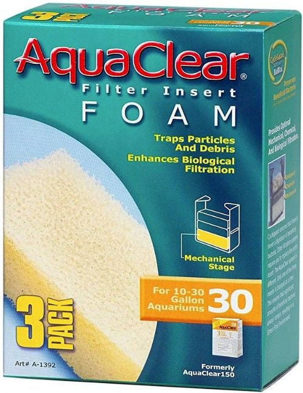 Aquaclear Filter Insert Foam [Aquarium, Filter Pads] Size 30 - 3 count ...
