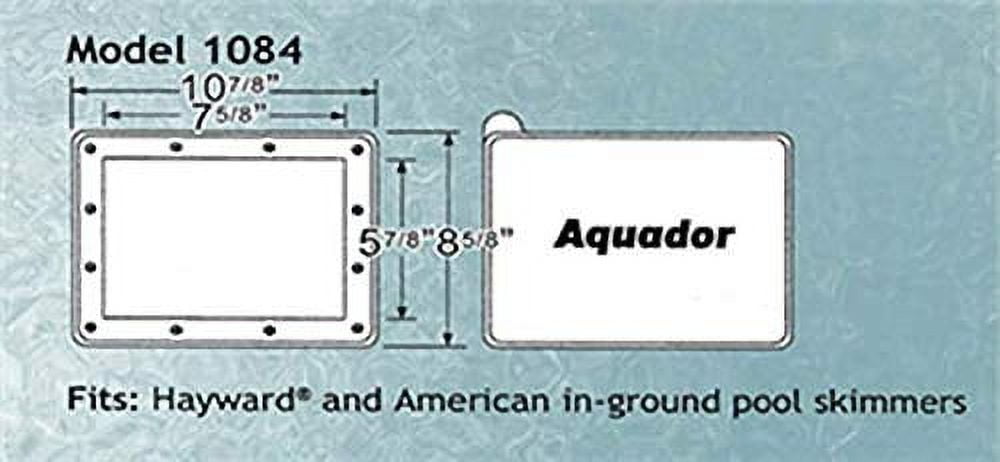 Aquador Face Plate & Cover Winter Inground Swimming Pools - Replacement ...
