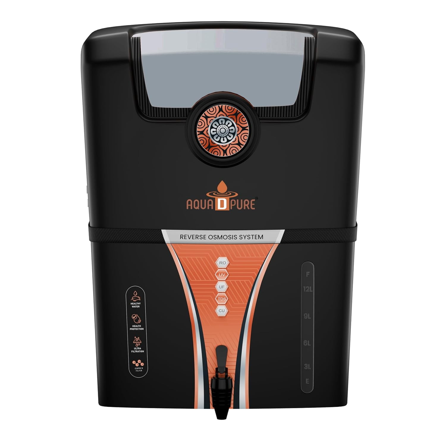 Aquadpure Copper RO Water Purifier with 8 Stage Purification Filter ...