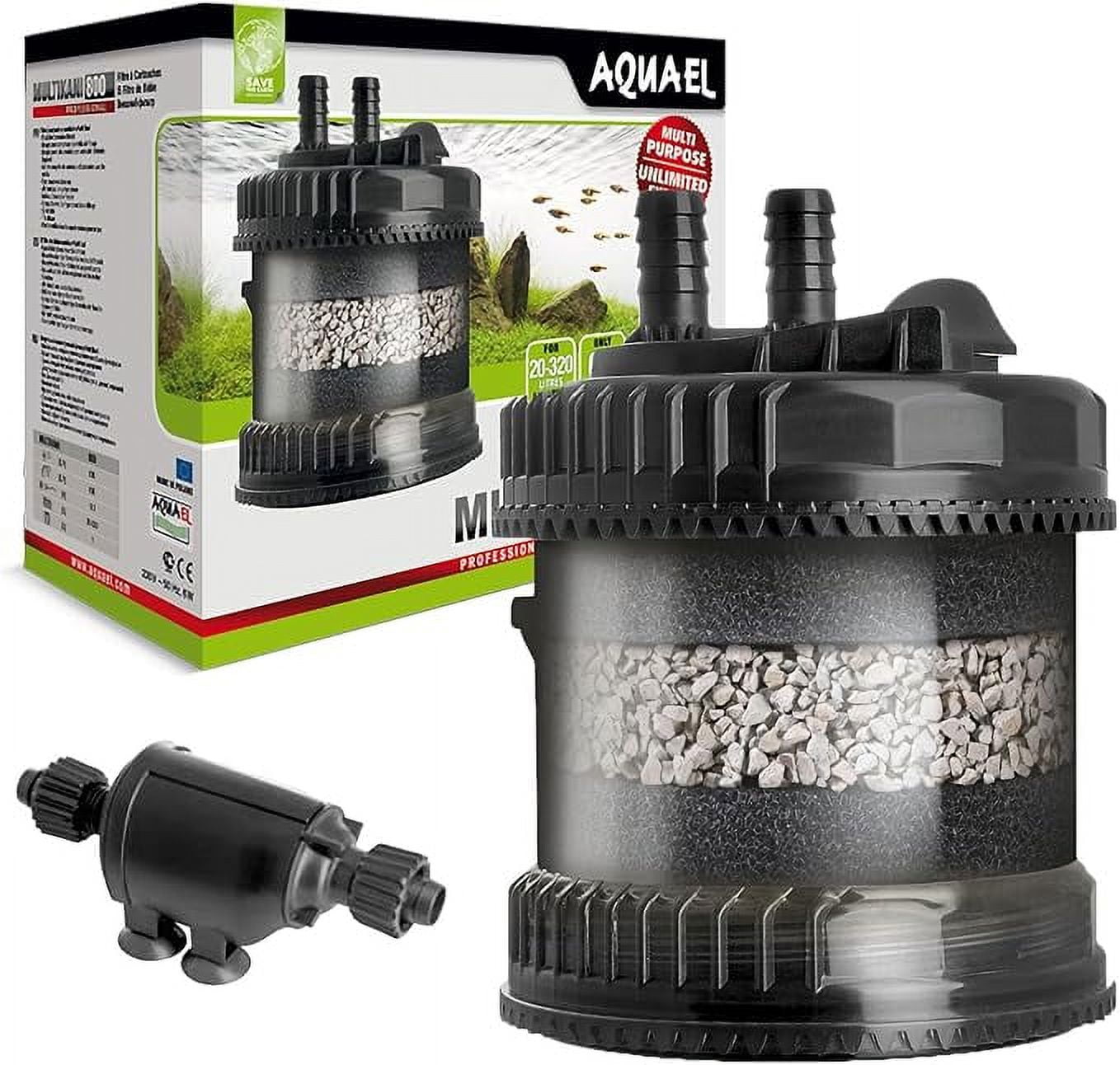 AquaeL Multikani 800 Fish Tank Filter - Aquarium Sponge Filter System ...