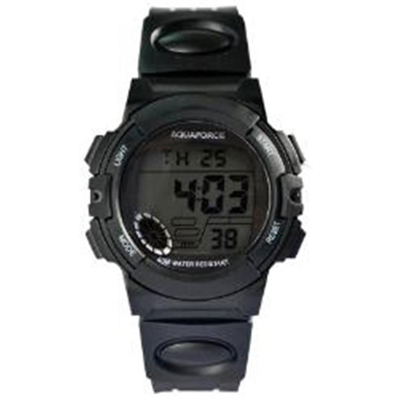 Aquaforce 25-006 Multi Function Digital Watch with Day & Date - Black ...