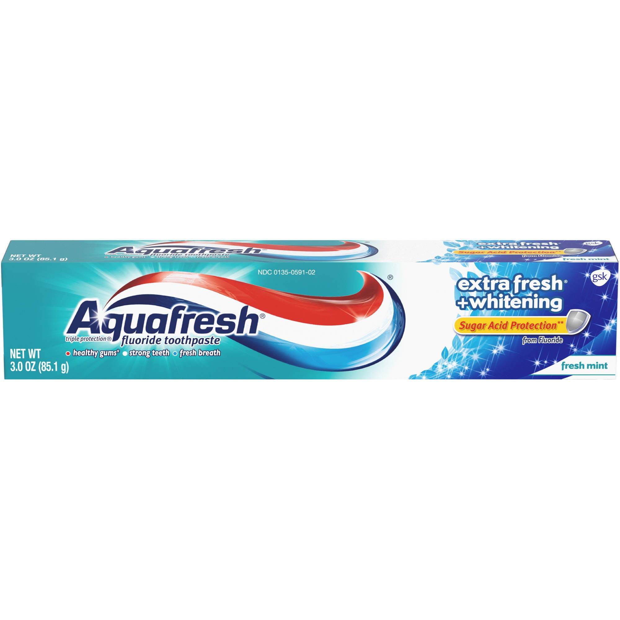 Aquafresh Extra Fresh + Whitening Toothpaste, Fresh Mint, 3 oz ...