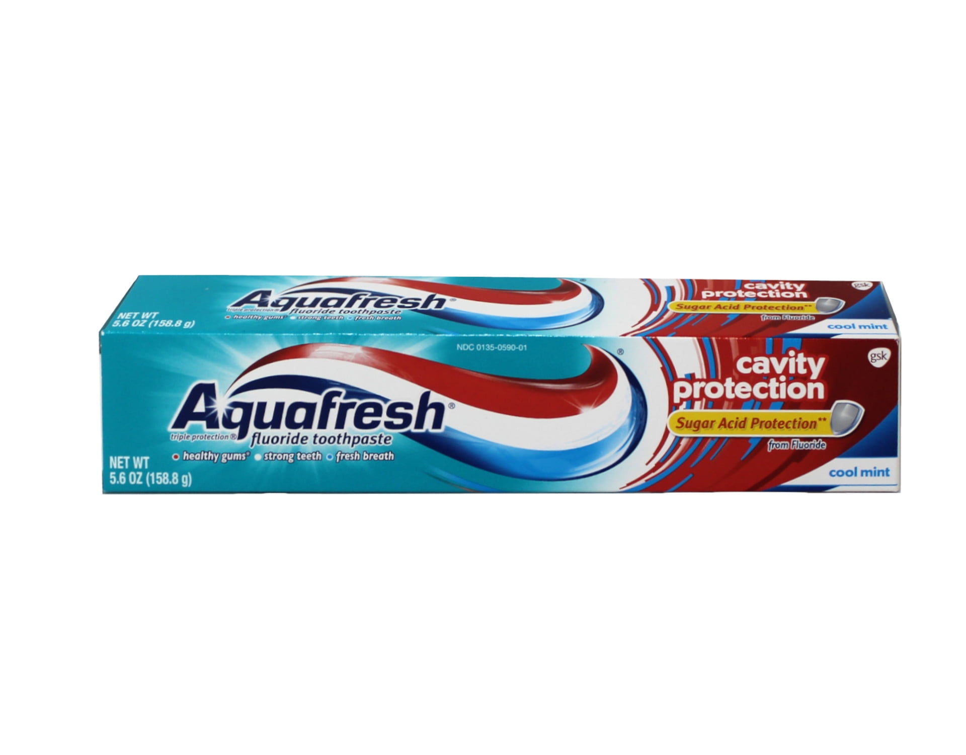 Aquafresh Triple Protection Cavity Protection Fluoride Toothpaste Cool ...