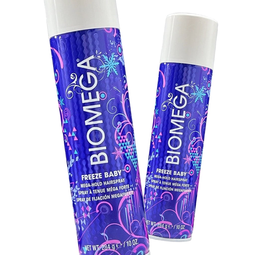 Aquage Biomega Freeze Baby Mega Hold Hairspray, 10 oz - Pack of 2 ...