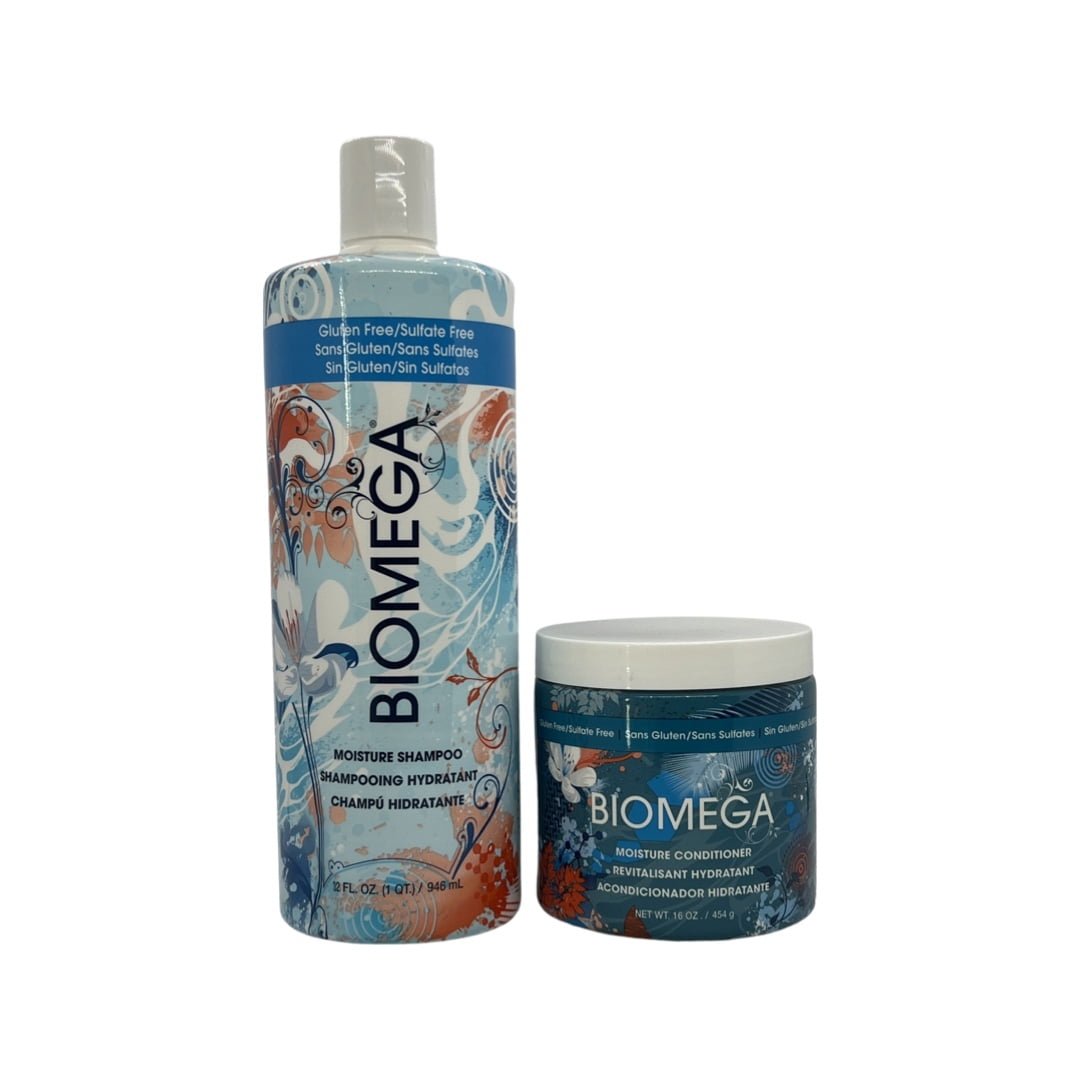 Aquage Biomega Moisture Shampoo 32 Oz & Conditioner 16 Oz Set - Walmart.com