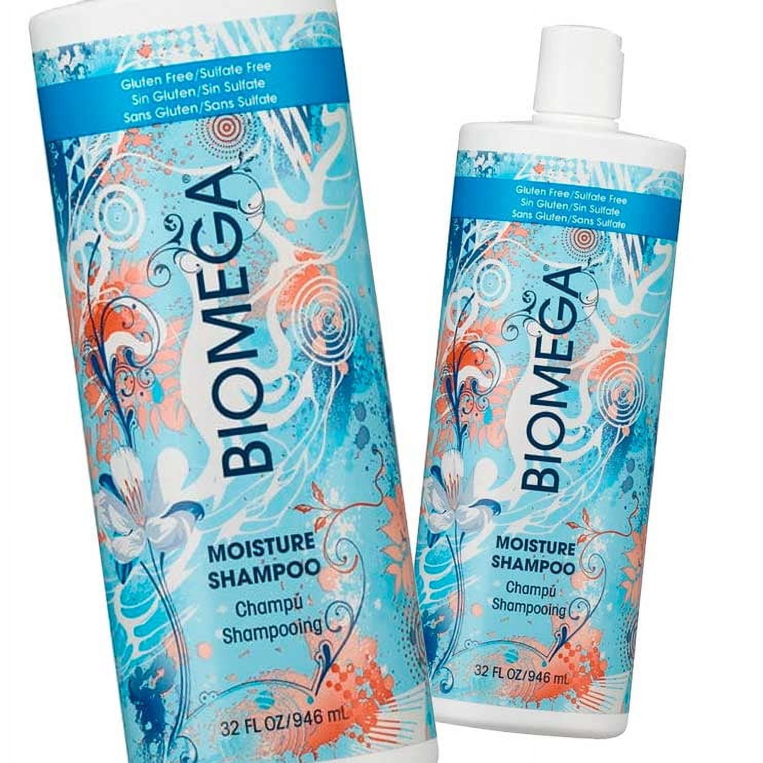Aquage Biomega Moisture Shampoo Sulfate Free 32 oz - Pack of 2 ...