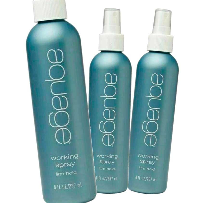 Aquage Working Spray Firm Hold Hairspray 8 oz - Pack of 3 - Walmart.com